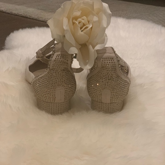 Zara | Shoes | Zara Crystal Embedded Ballerina Flats | Poshmark